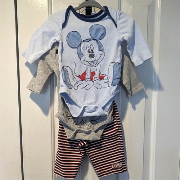 Disney | Matching Sets | Disney Baby Mickey Mouse Pluto Outfit Set 3 ...